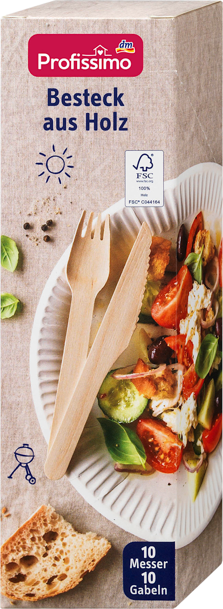 Profissimo Set posate in legno, 135 g Acquisti online sempre ...