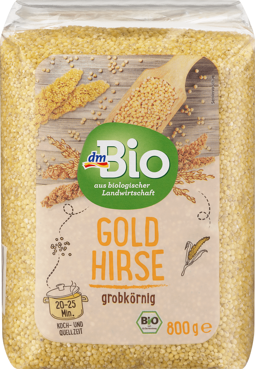 dmBio Oljušteni zlatni proso, 800 g povoljna online kupovina | dm.rs