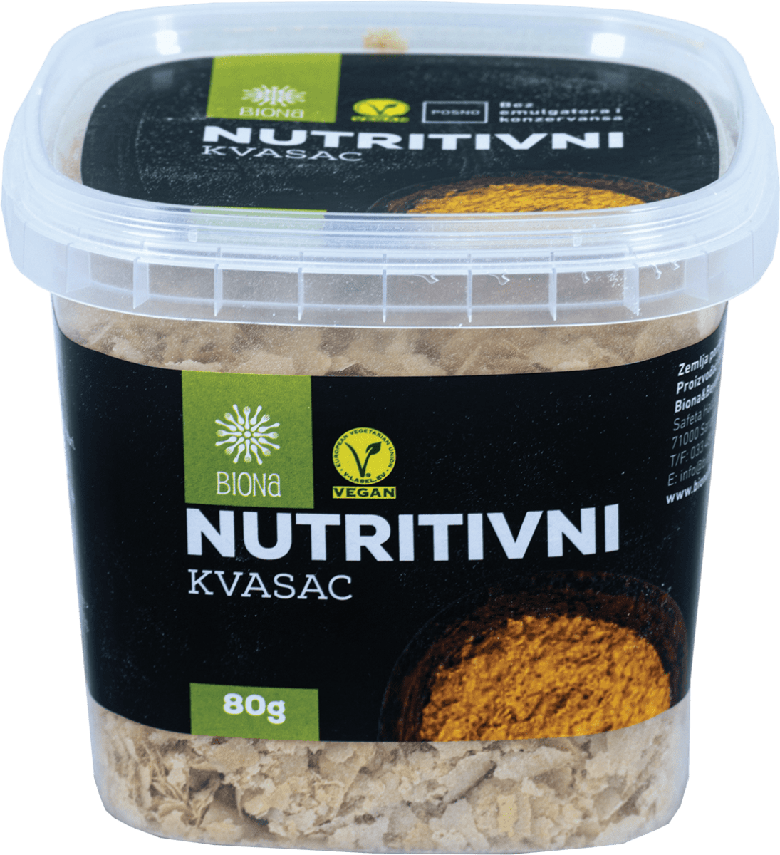 BIONA Nutritivni kvasac, 80 g kupujte online po uvijek povoljnim ...