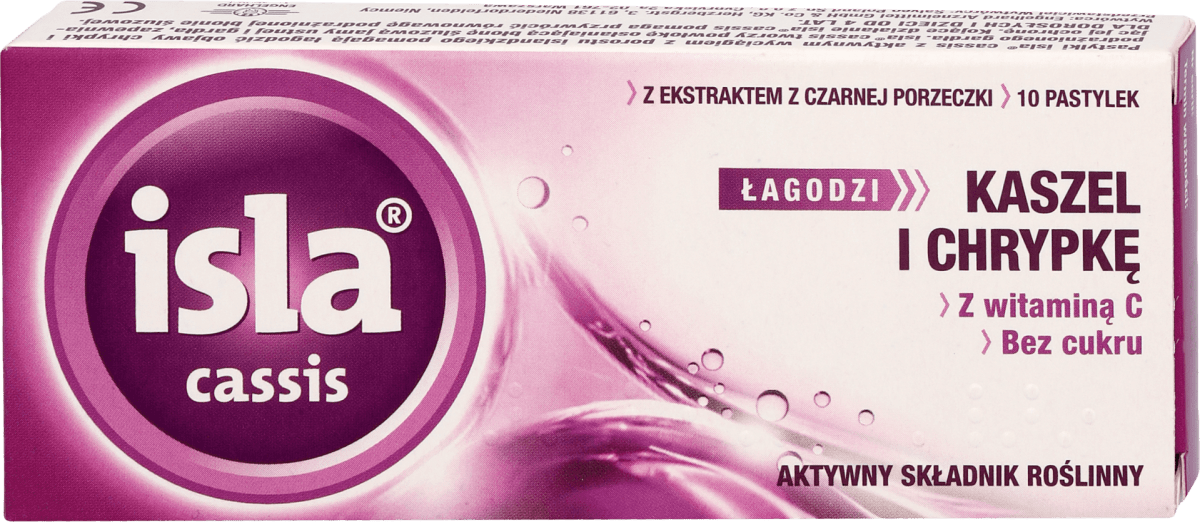 isla Pastylki do ssania z witaminą C bez cukru, 10 szt. kupuj online ...
