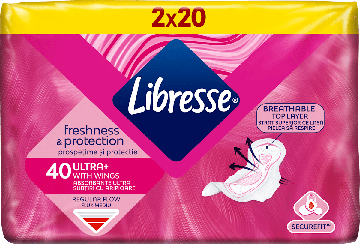 Libresse Freshness&Protection ciklusni ulošci - ULTRA +, 40 kom ...