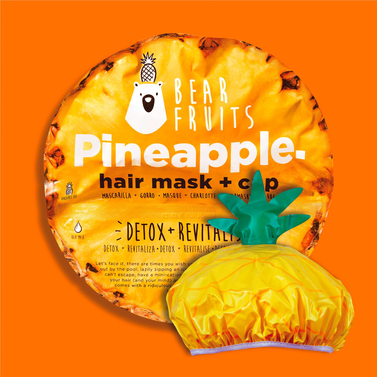 Bear Fruits Pineapple Haarmaske + Haube, 20 ml | dm.at