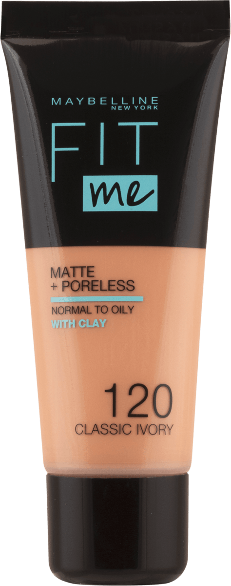 MAYBELLINE NEW YORK Fit me tečni puder – 120 Classic Ivory, 30 ml ...