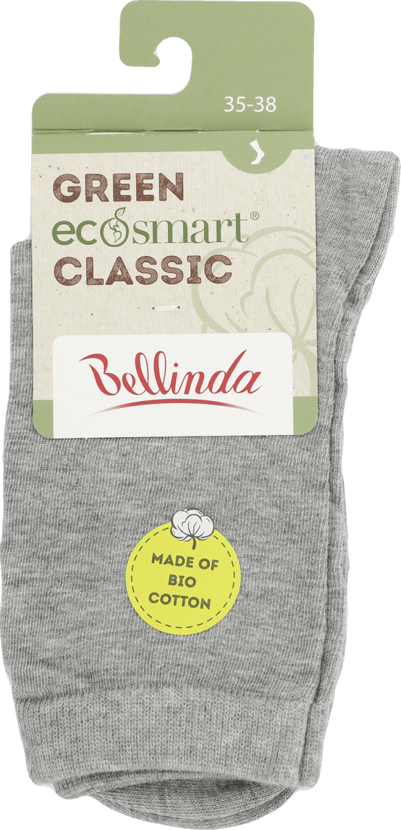 Bellinda Skarpety damskie green ecosmart jasnoszary melanż 35-38, 1 szt ...