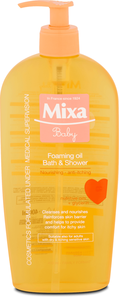 Mixa Baby Habzó fürdő olaj, 400 ml | dm.hu