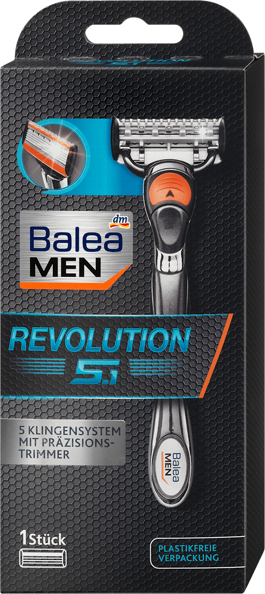 Balea MEN Pánsky holiaci strojček Revolution 5.1, 1 ks nakupujte vždy ...