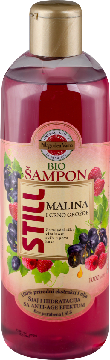 STILL BIO šampon - MALINA I CRNO GROŽĐE, 1 kom povoljna online kupovina ...