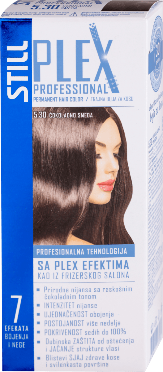 STILL PLEX COLOR 5.30 - ČOKOLADNO SMEĐA boja za kosu, 1 kom povoljna ...