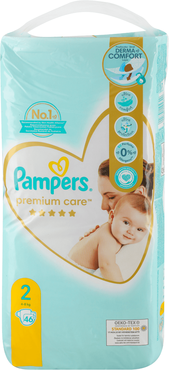 Pampers premium care Pelene, veličina 2 ( 4-8 kg), 46 kom povoljna ...