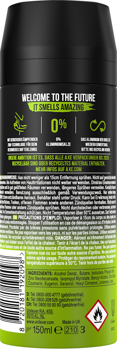 AXE Deospray Epic Fresh @, 150 ml dauerhaft günstig online kaufen | dm.de