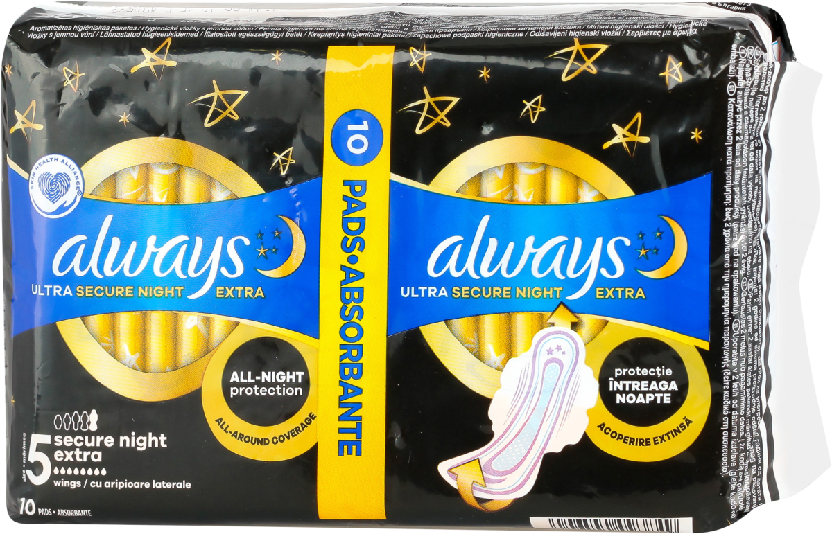 always ULTRA 5 secure night, ciklusni ulošci, 10 kom povoljna online kupovina | dm.rs