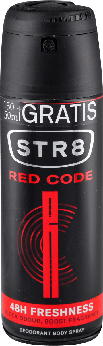 STR8 RED CODE dezodorans u spreju, 150+50ml gratis, 200 ml povoljna online kupovina | dm.rs