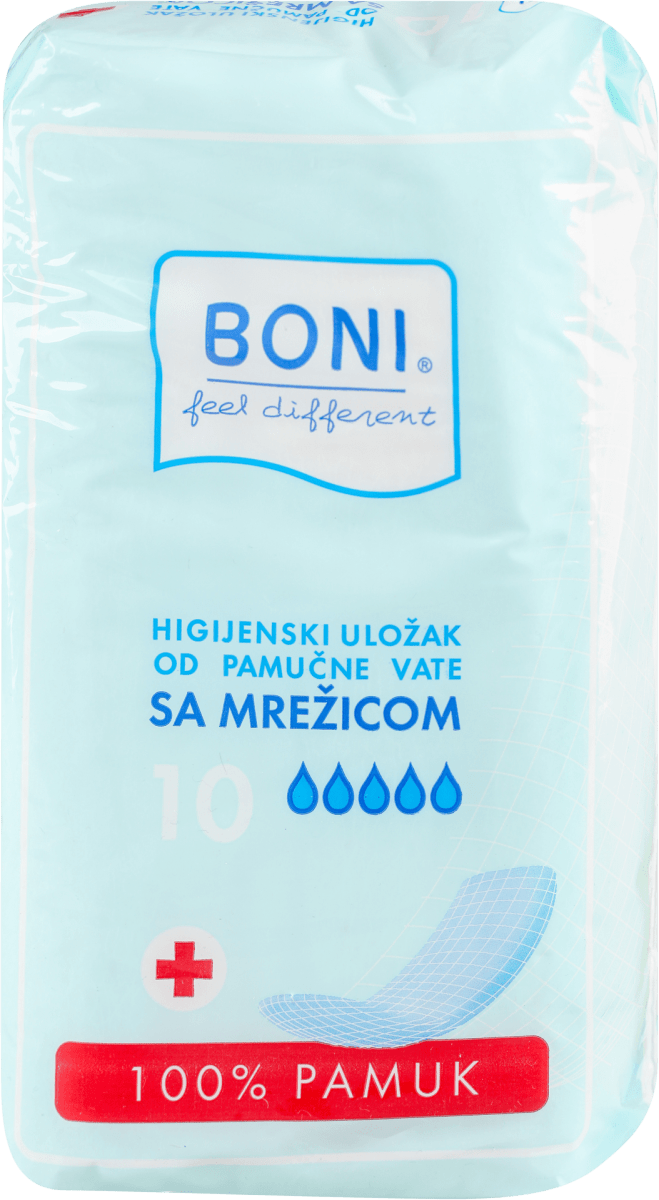 BONI Higijenski uložak od pamučne vate sa mrežicom, 10 kom povoljna ...