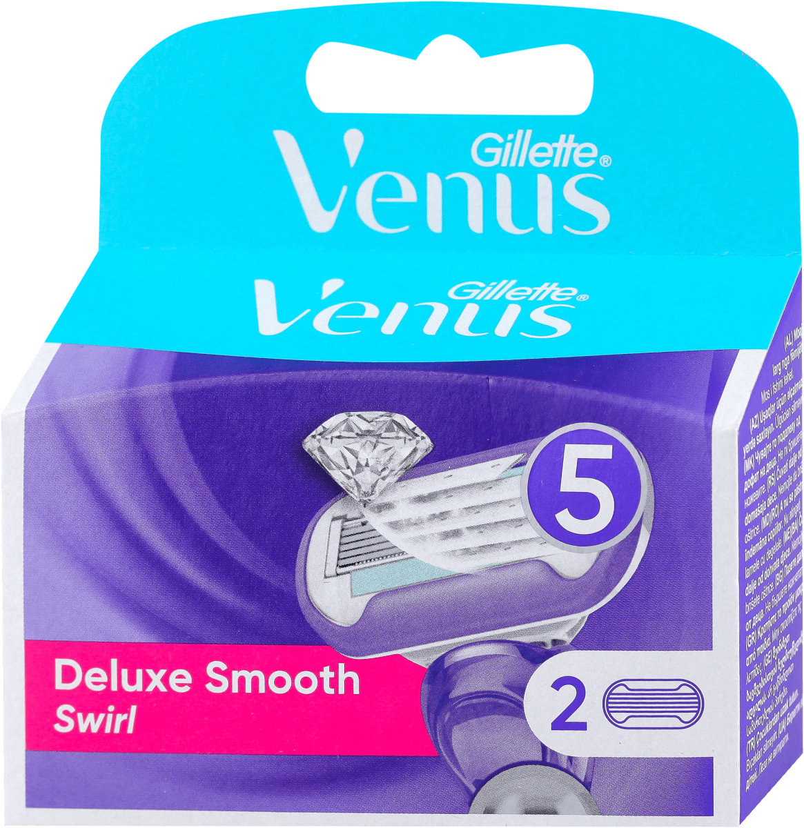 Gillette Venus Deluxe Smooth Swirl dopune za brijač, 2 kom povoljna ...