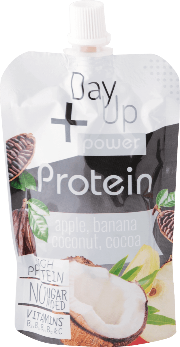 DayUp Kapsička Protein +power jablko, banán, kokos a kakao, 100 g ...