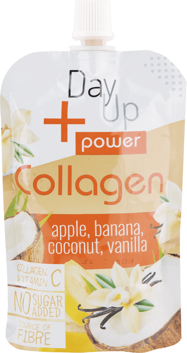 DayUp Kapsička Collagen +power jablko, banán, kokos a vanilka, 100 g nakupujte vždy výhodne ...