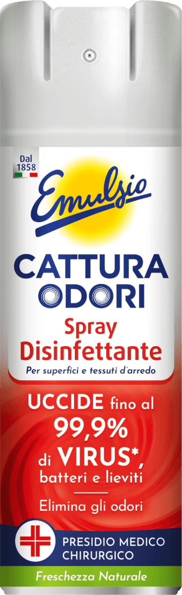 Emulsio Spray igienizzante freschezza naturale Cattura Odori, 350 ml ...