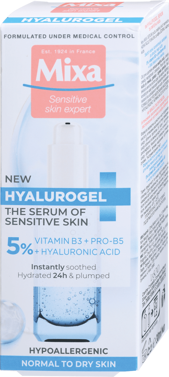 Mixa Hyalurogel serum za osjetljivu kožu, 30 ml kupujte online po ...