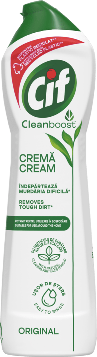 Cif Универсален почистващ крем с микрокристали, 0,5 L Пазарувай трайно ...