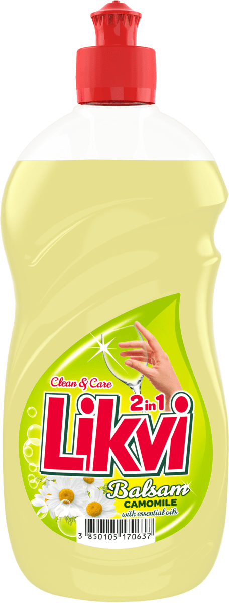 Likvi Deterdžent za pranje posuđa 2u1 – kamilica, 450 ml | dm.hr