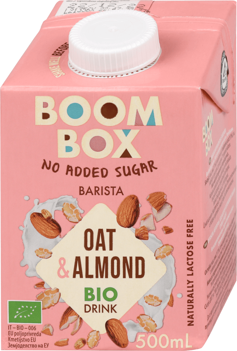 BOOM BOX Organski ovseni napitak sa bademom, 500 ml povoljna online ...