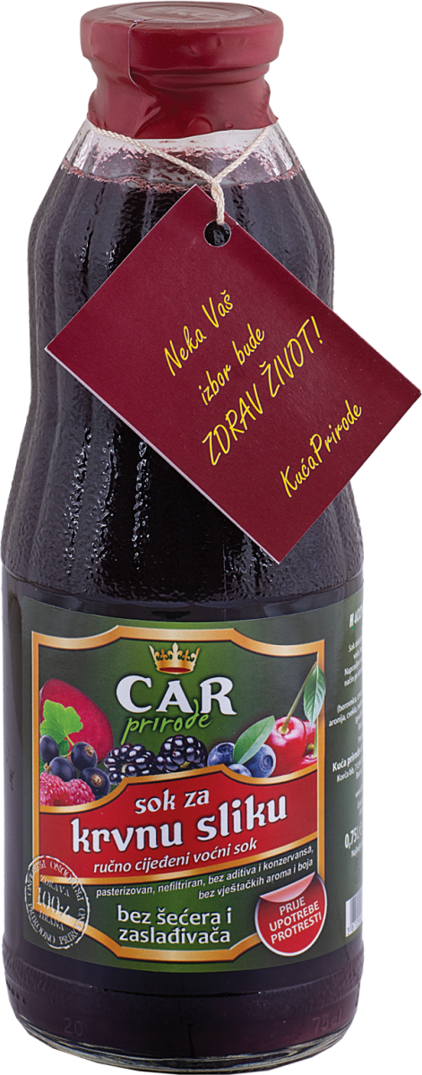 Kuća Prirode Sok za krvnu sliku, 750 ml kupujte online po uvijek ...