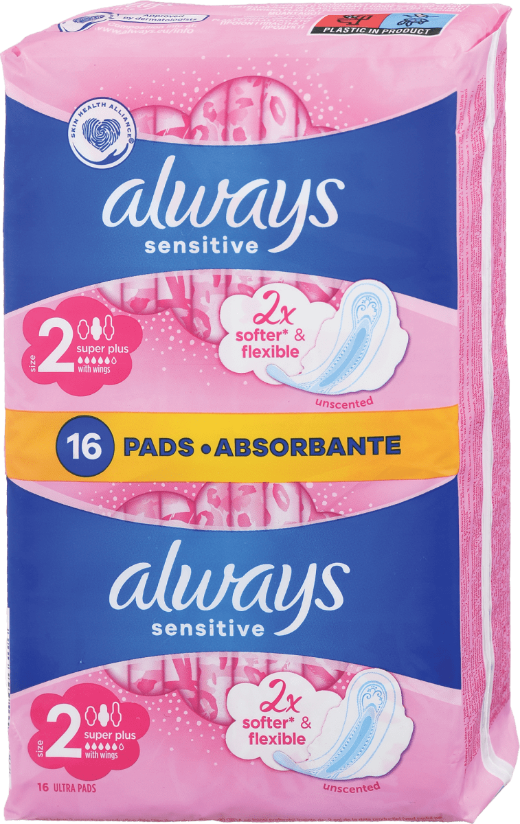 always ultra sensitive higijenski ulošci super plus, 16 kom. | dm.hr