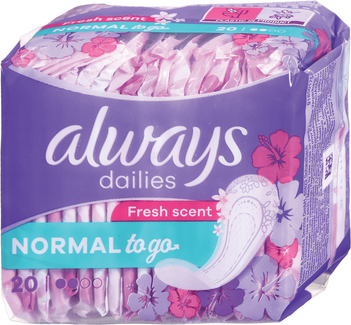 always dailies Singles to go fresh scent dnevni ulošci normal, 20 kom ...