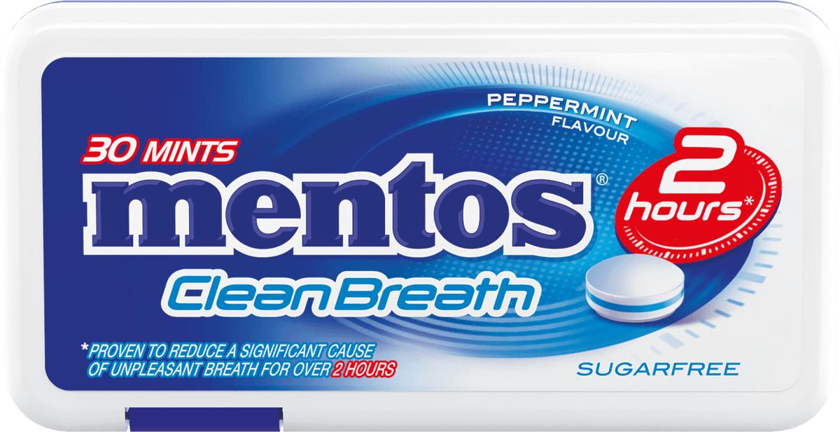 Mentos Bombone CleanBreath Peppermint, 21 g kupujte online po uvijek ...