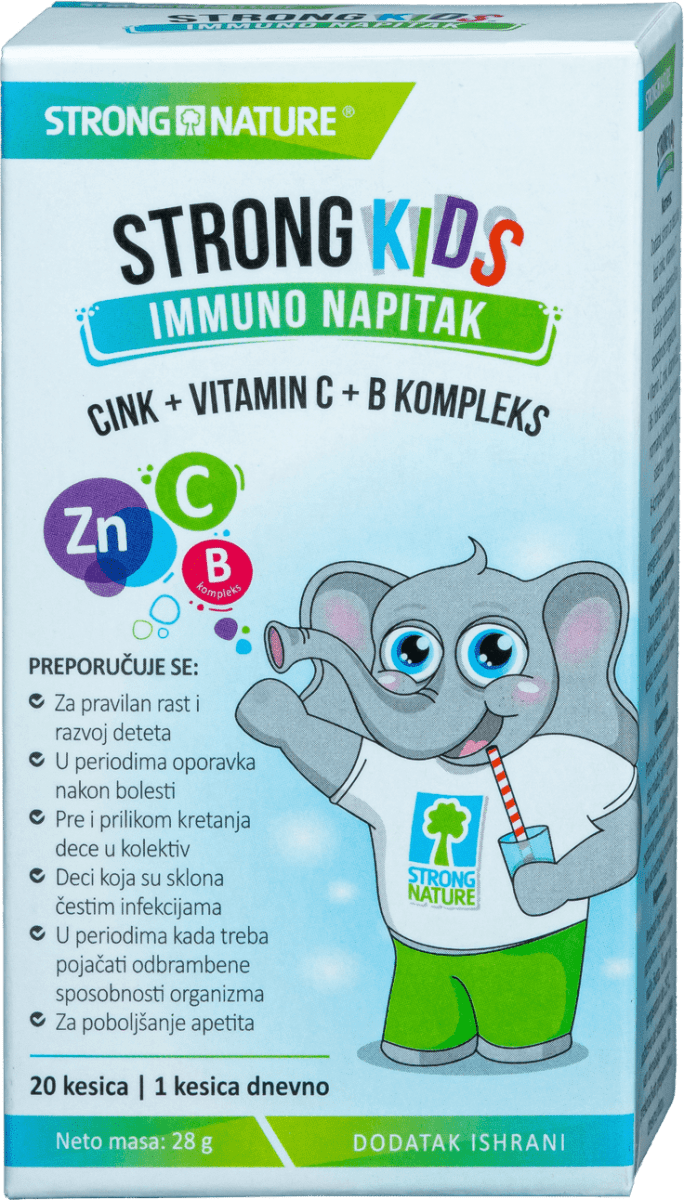 STRONG NATURE STRONG KIDS IMMUNO NAPITAK, 20 kom povoljna online ...