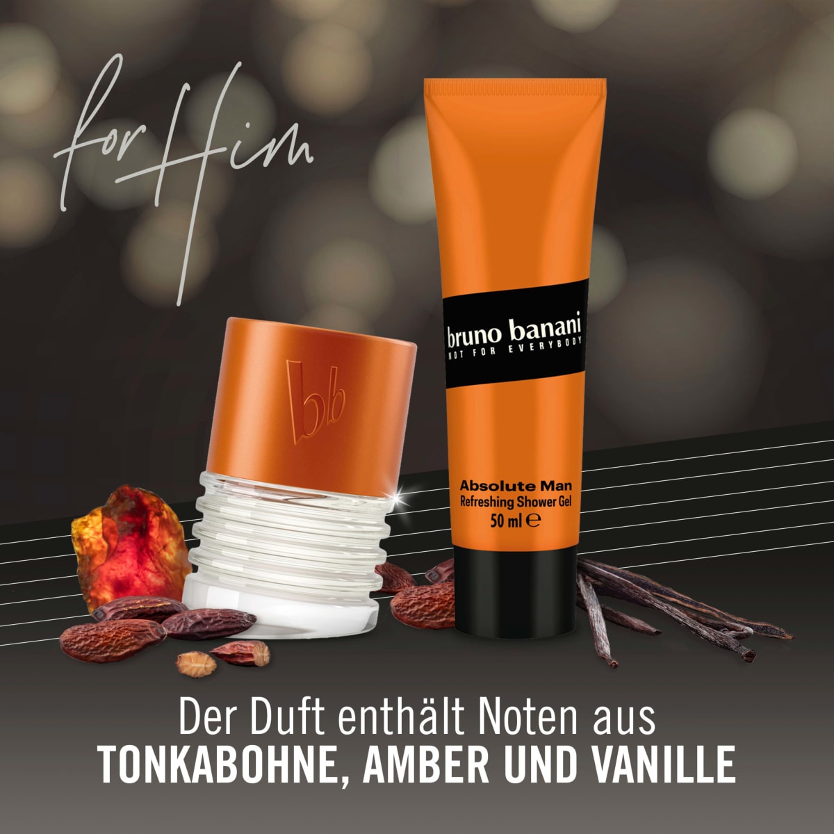 Bruno Banani Geschenkset Absolute Man EdT & Duschgel 2tlg, 1 St ...