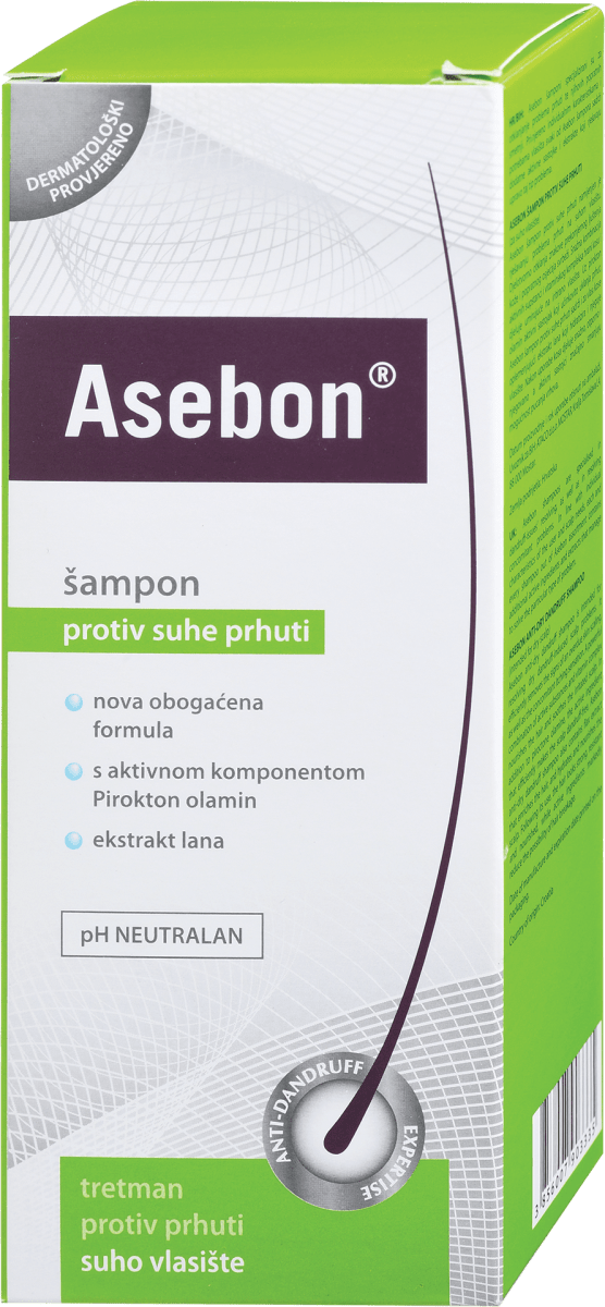 Asebon Šampon proti suhemu prhljaju, 200 ml | dm.si