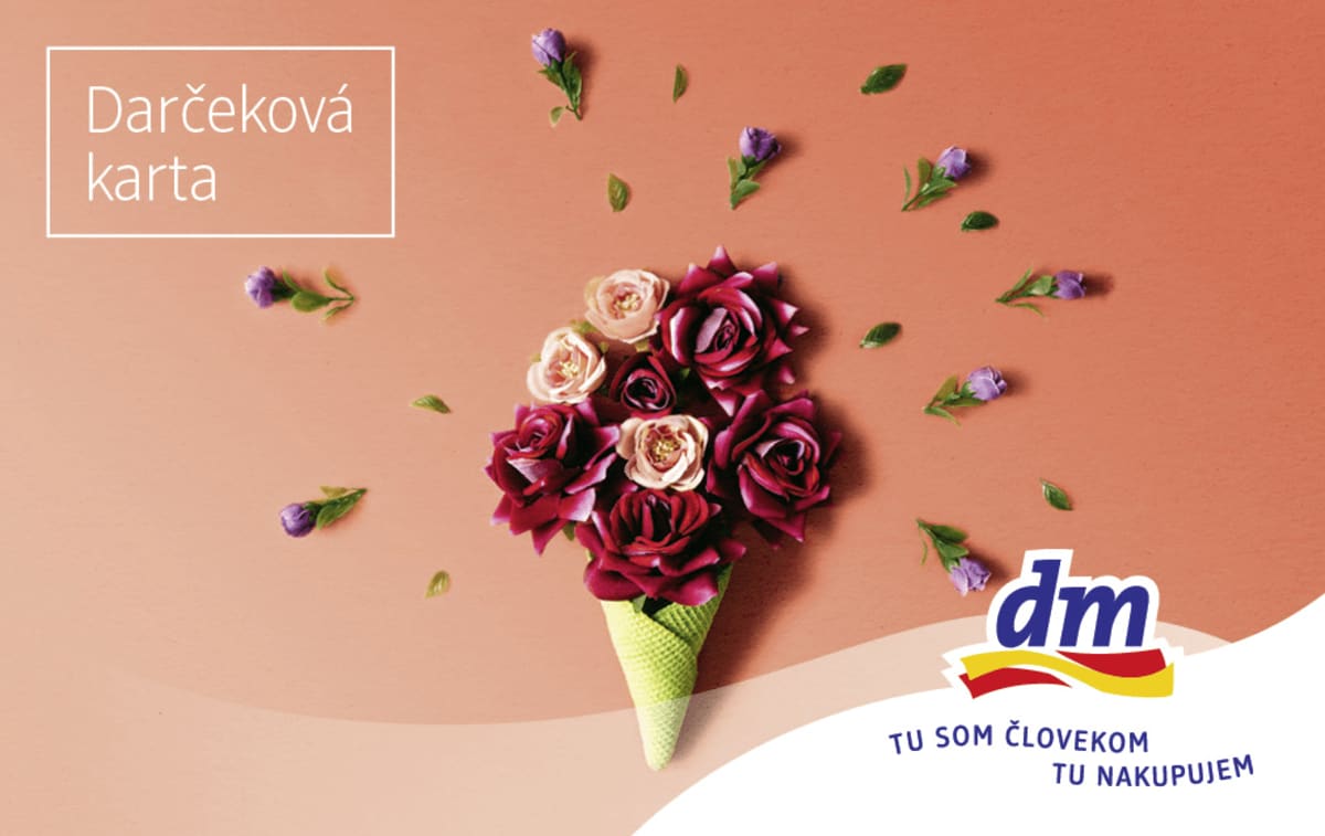 dm Darčeková karta v hodnote 50 €, 1 ks nakupujte vždy výhodne online ...