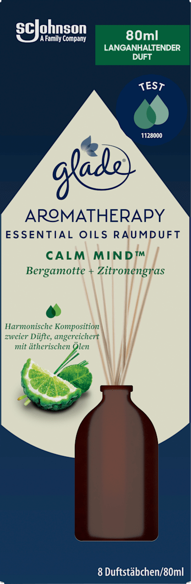 Glade Duftstäbchen Aromatherapy Essential Oils Raumduft - Calm Mind, 80 ...