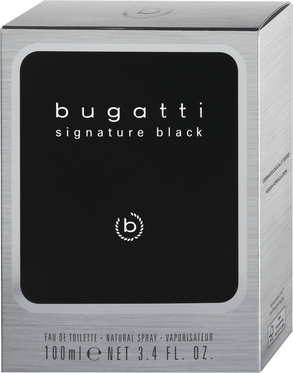 bugatti signature black edt, 100 ml | dm.hr