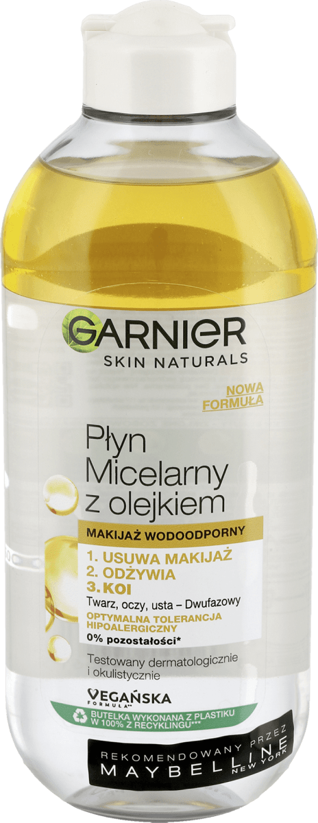 GARNIER Płyn micelarny z olejkiem arganowym, dwufazowy, 400 ml kupuj ...
