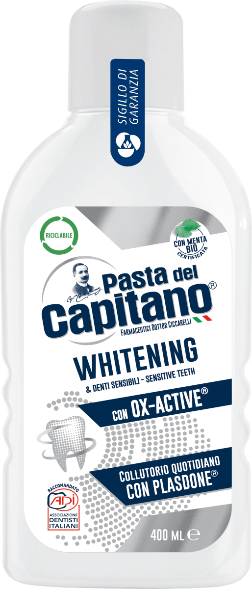 Pasta del Capitano Collutorio Whitening, 400 ml Acquisti online sempre ...