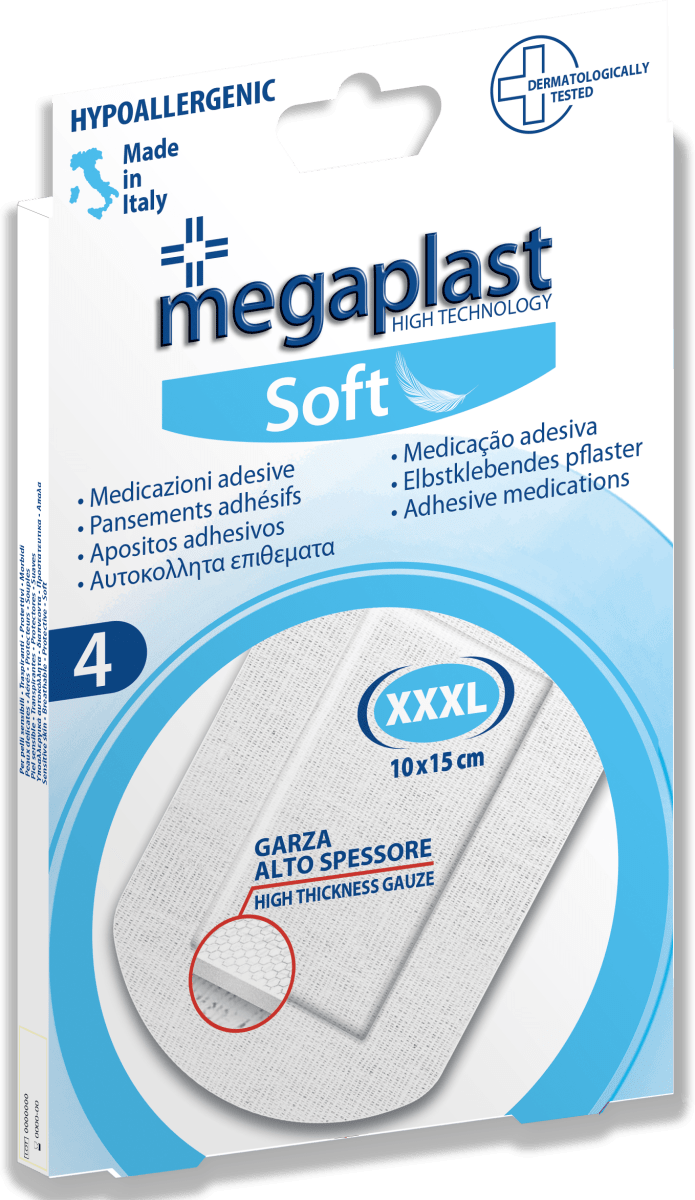megaplast Cerotti Soft XXXL ad alta protezione, 4 pz Acquisti online sempre convenienti | dm Italia