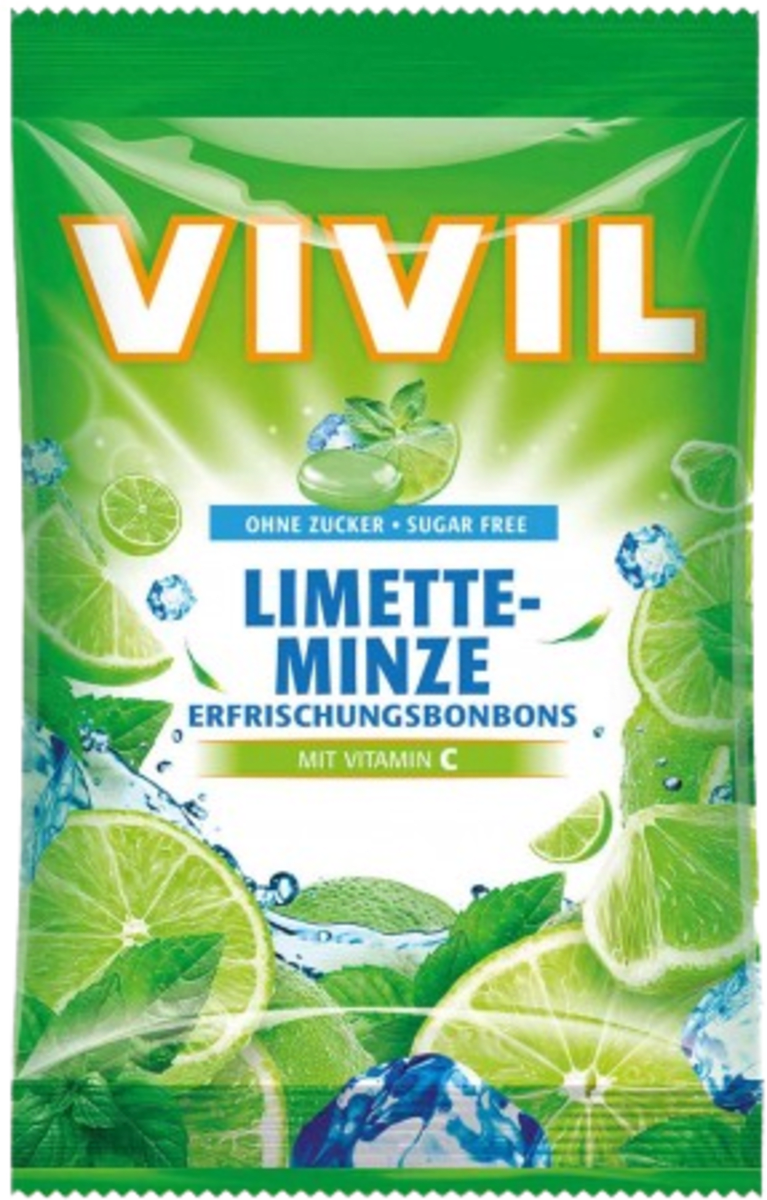 Vivil Bombone bez šećera - limeta menta, 60 g kupujte online po uvijek ...