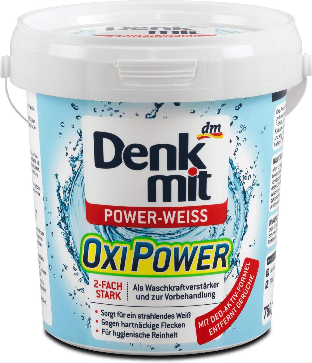 Denkmit Препарат за петна на бели тъкани Oxi Power, 750 g Пазарувай ...
