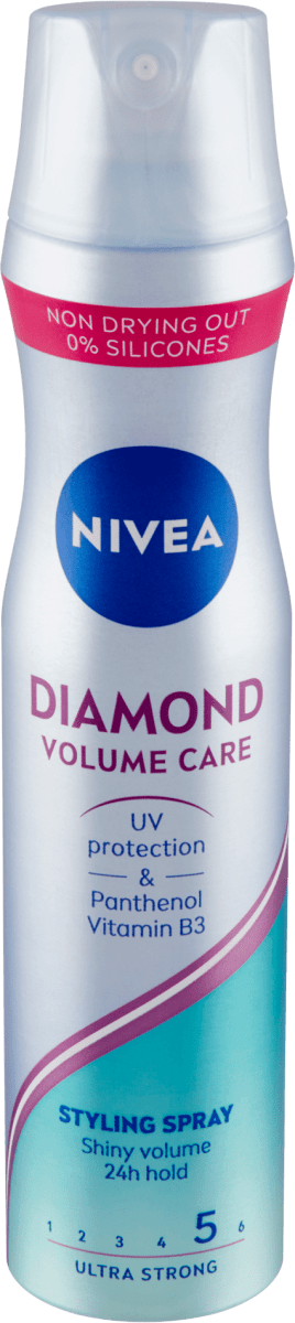 NIVEA lak na vlasy Diamond Volume Care, 250 ml | dm.cz