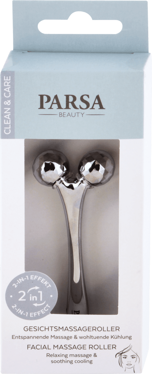 PARSA BEAUTY Masážny valček na tvár Clean & Care 2 v 1, 1 ks nakupujte ...