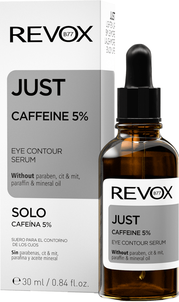 REVOX B77 Околоочен серум Just с кофеин 5%, 30 ml Пазарувай трайно ...