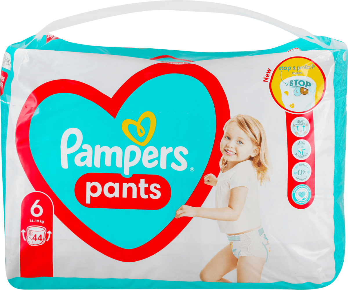 Pampers pants Pants, pelene gaćice, veličina 6 (15+ kg), 44 kom ...