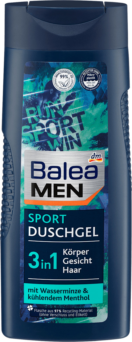 Balea Men Душ гел Sport 3 в 1 300 Ml Пазарувай трайно изгодно онлайн
