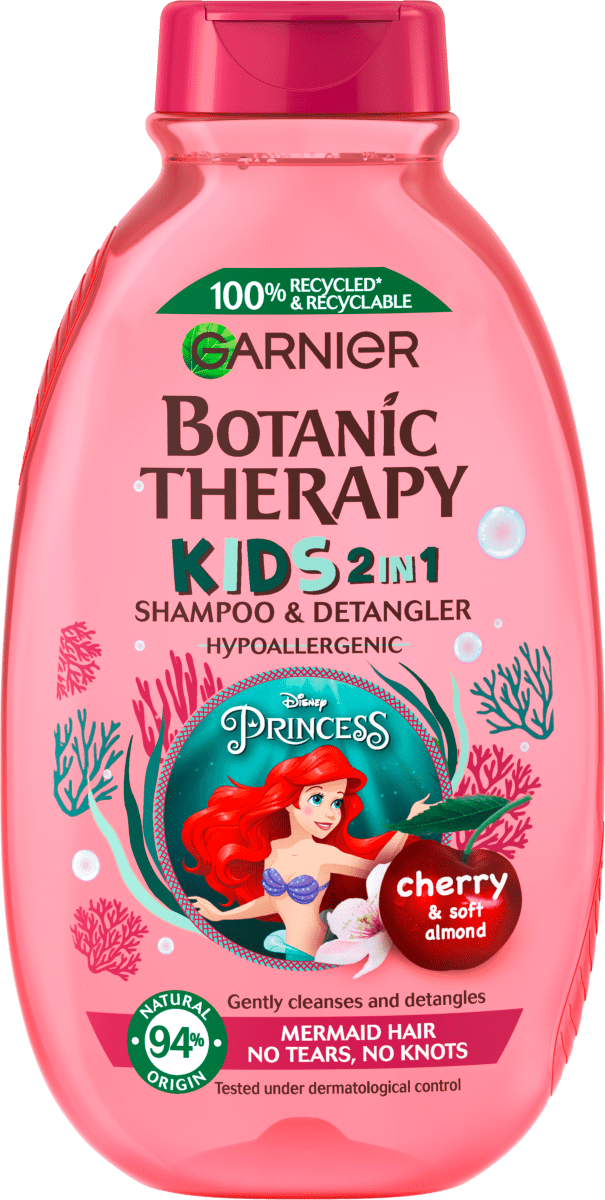GARNIER BOTANIC THERAPY KIDS 2u1 višnja dečiji šampon i balzam za kosu - Disney Princess, 250 ml ...
