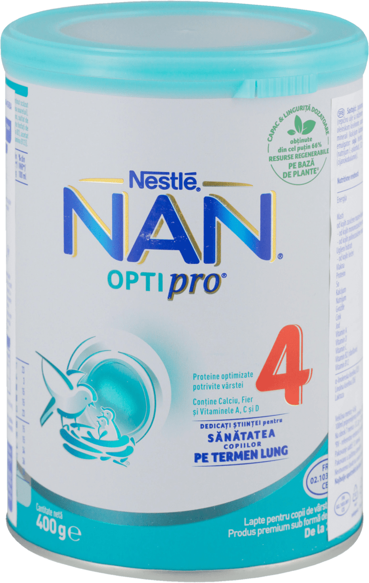 Nestlé NAN OPTIpro® 4, prah za pripremu mlečnog napitka za malu decu, od 2. godine nadalje ...