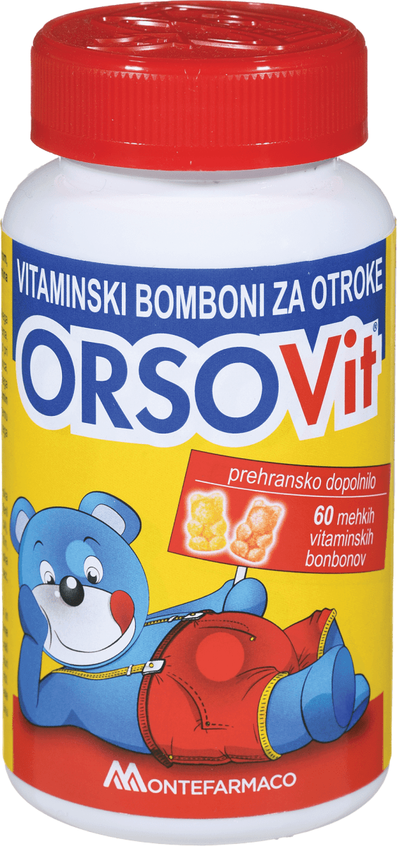 ORSOVit Vitaminski bonboni za otroke, 60 kos | dm.si