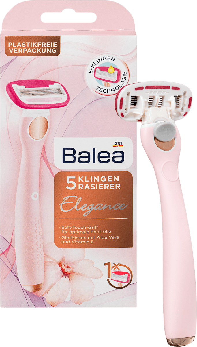 Balea Rasierer 5-Klingen Elegance, 1 St dauerhaft günstig online kaufen ...