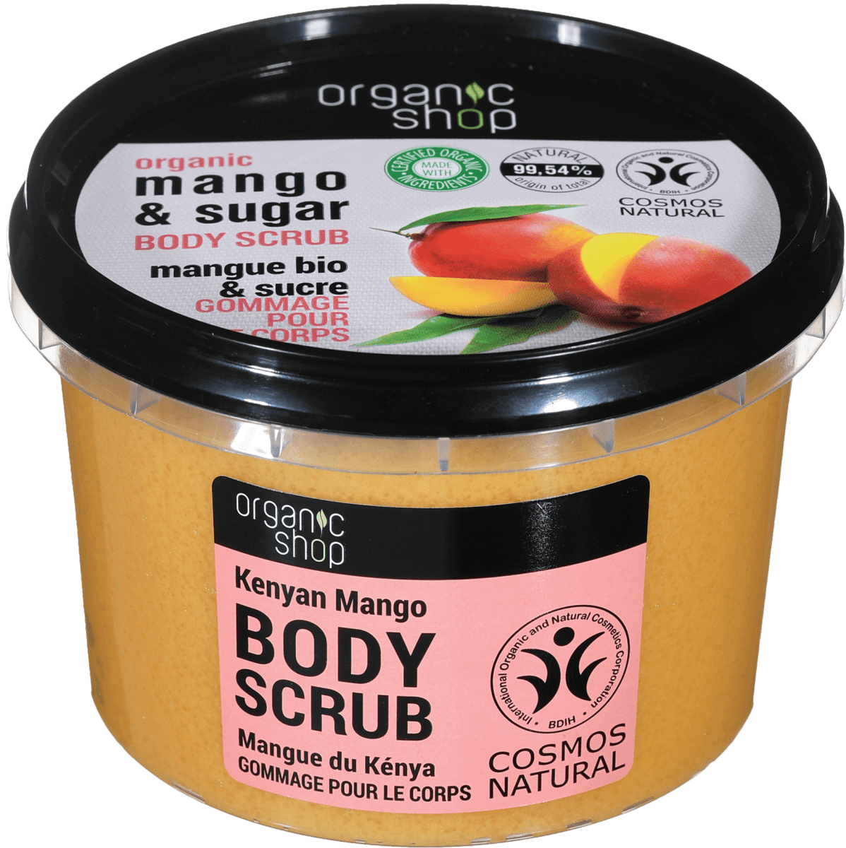 organic shop Piling za telo Organic Mango & Sugar, 250 ml | dm.si
